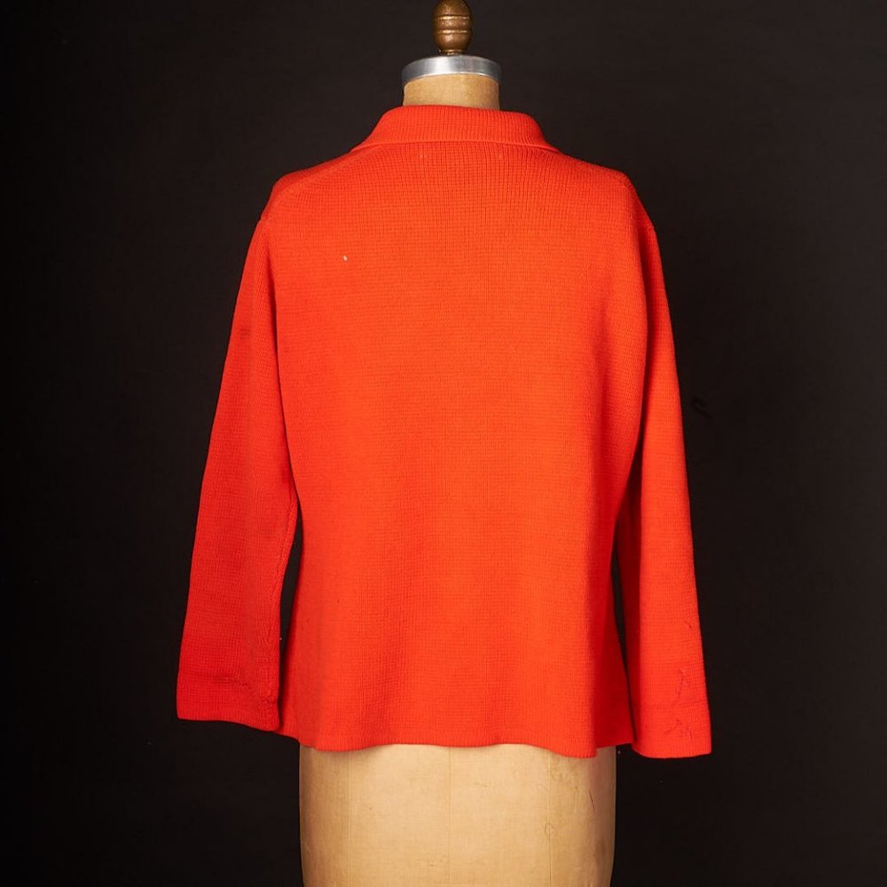 1970s Red Cardigan Sweater - Gem